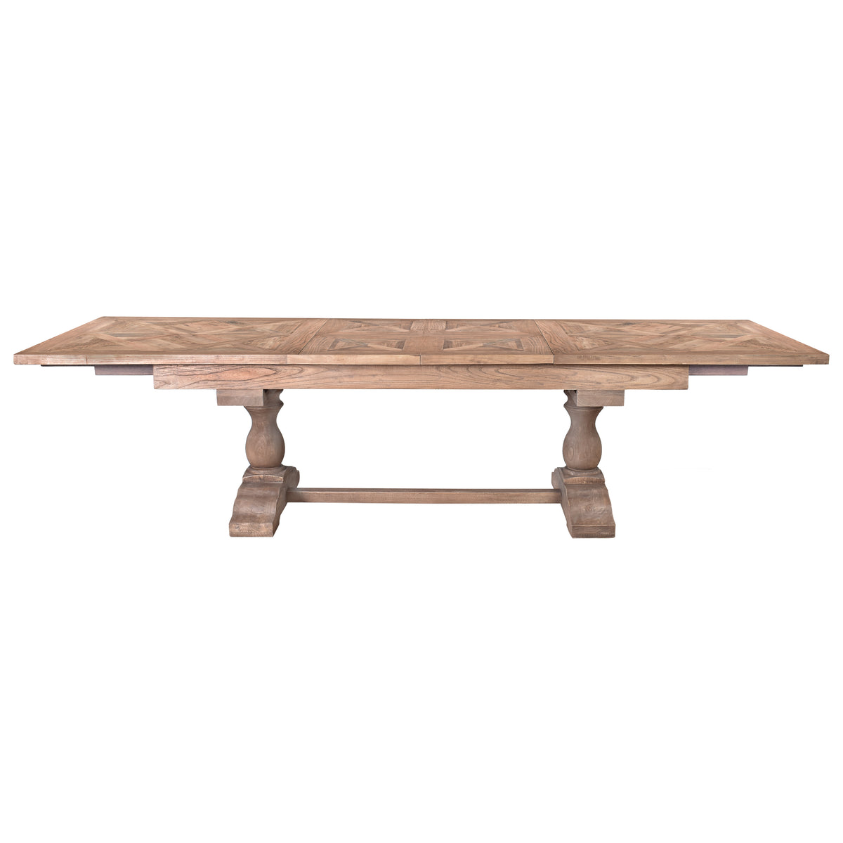 Parquet Elm Double Extension Dining Table – Alliance Furniture